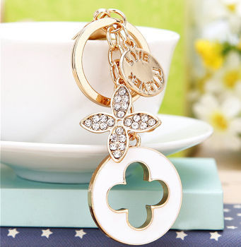 Buy Wholesale China Fancy Keychains Metal Alloy Keychains With Crystal ...