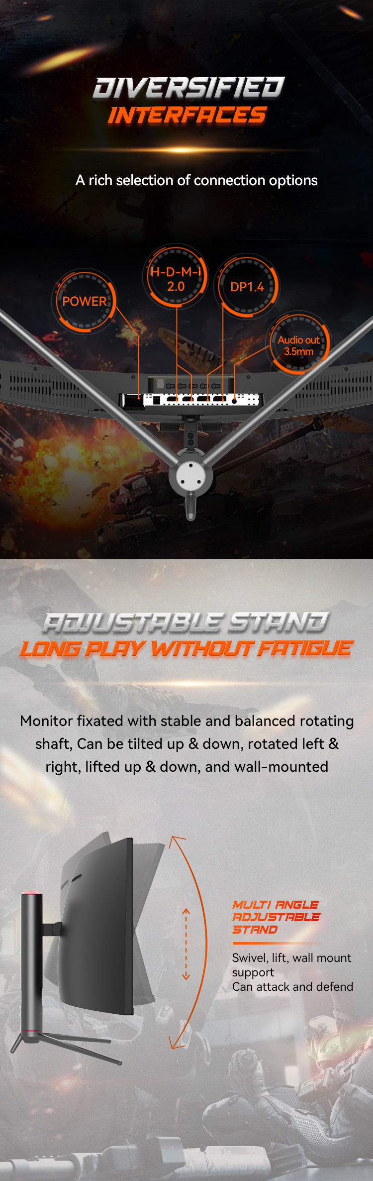 49-inch 32:9 Wide Screen Pbp/pip High End 5k Led Monitor Curved E-sport ...