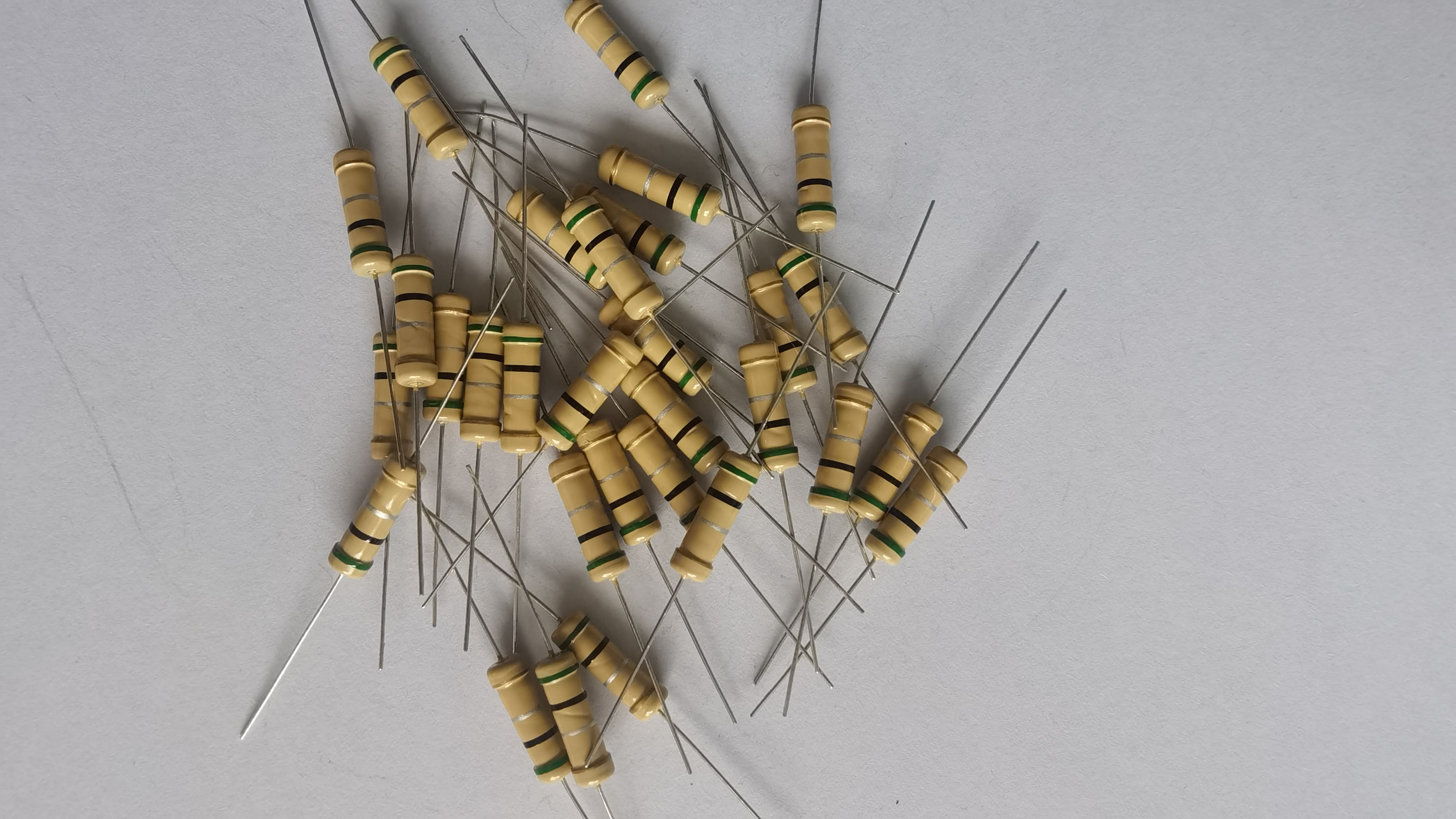 Buy Wholesale China 2w 0.5ohm Power Carbon Film Resistors 5% Tolerance ...