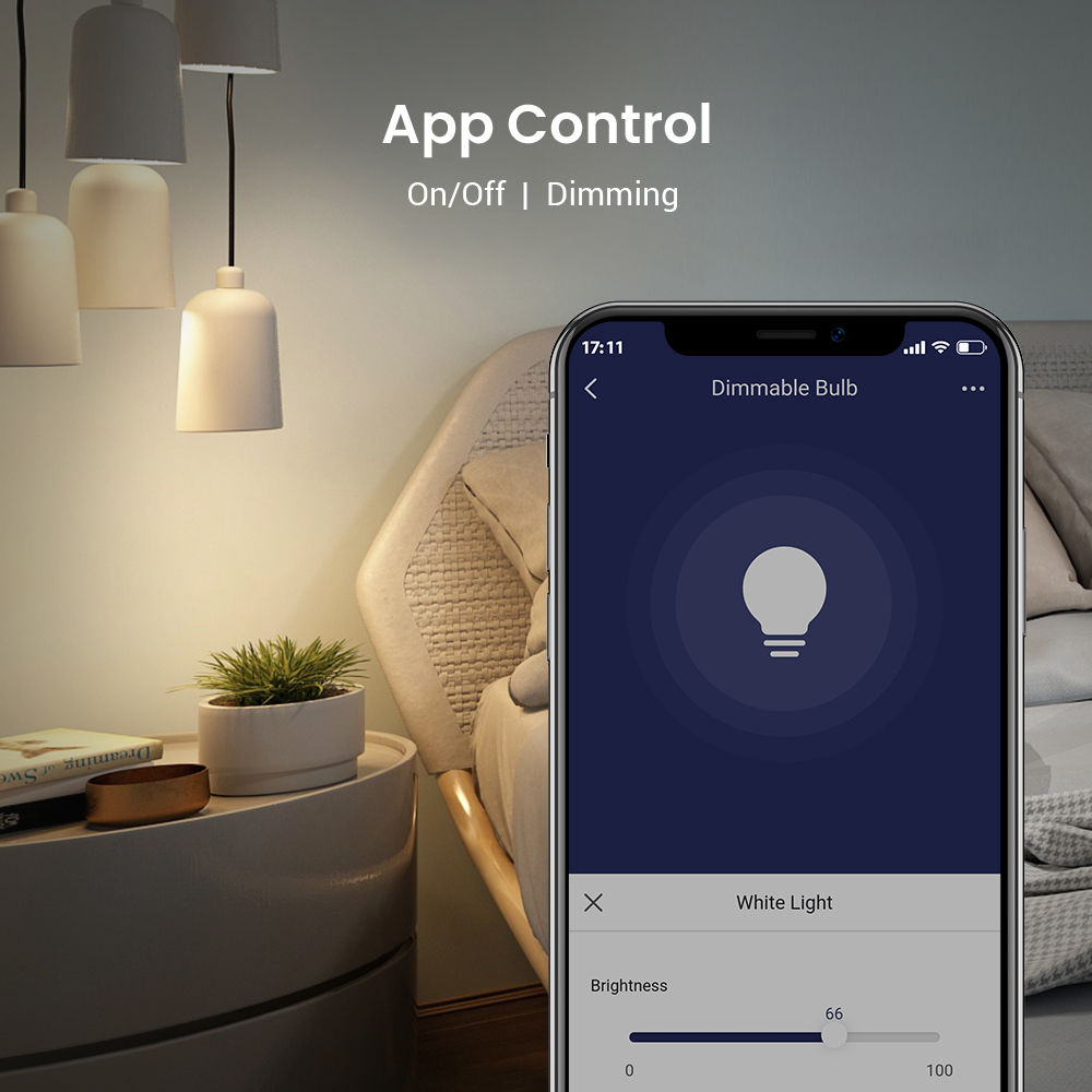 Broadlink Smart Bulb Wifi Led Light Bulb E26 A19 800lm Dimmable Rgbcw Multicolor Color Changing ...