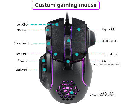 Buy Wholesale China Oem Idm Optical Rgb Gaming Mouse Usb Hollow Mice ...