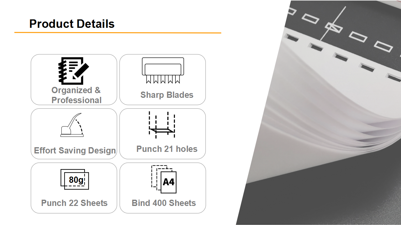 Factory Direct High Quality China Wholesale Manufacturer Rayson Sd-220b 21-holes Comb Binder ...