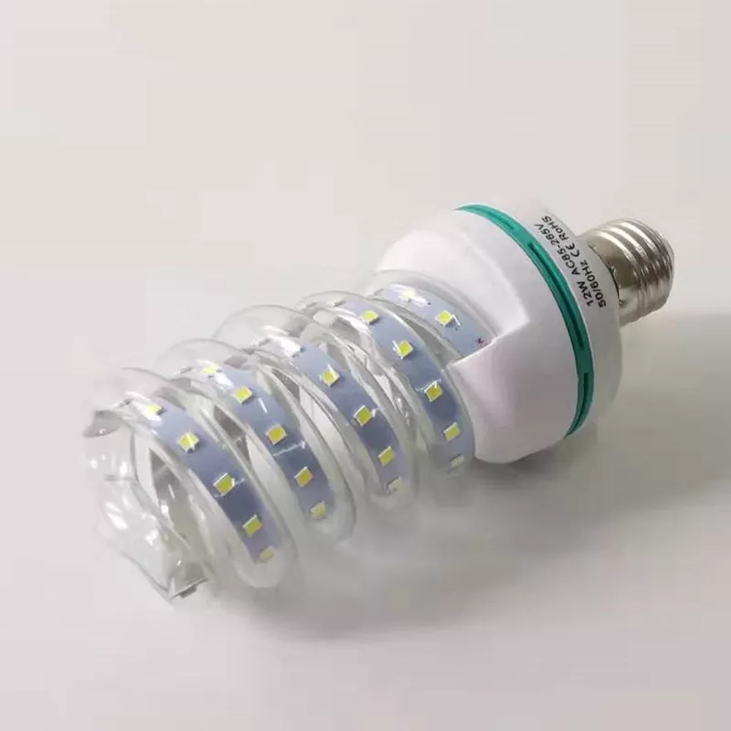 Full Spiral Cfl Led Bulb E27 Base 360-degree Lighting Indoor Energy ...
