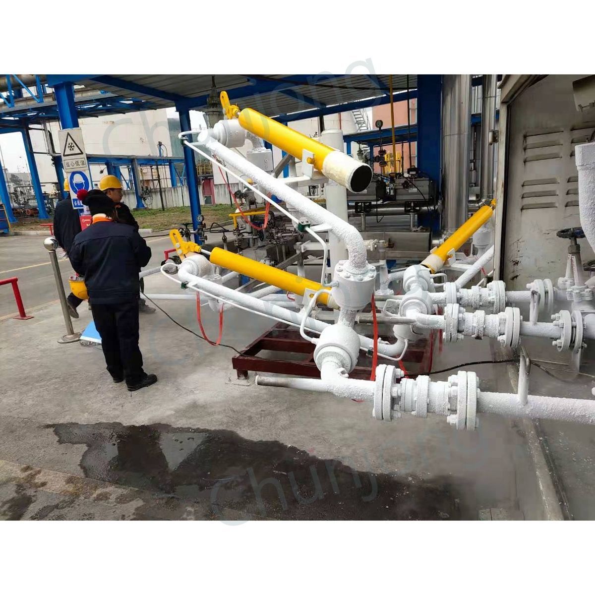 Buy Wholesale China Lng Cryogenic Loading Arms With Double Raceway Swivel Joint And Cryogenic