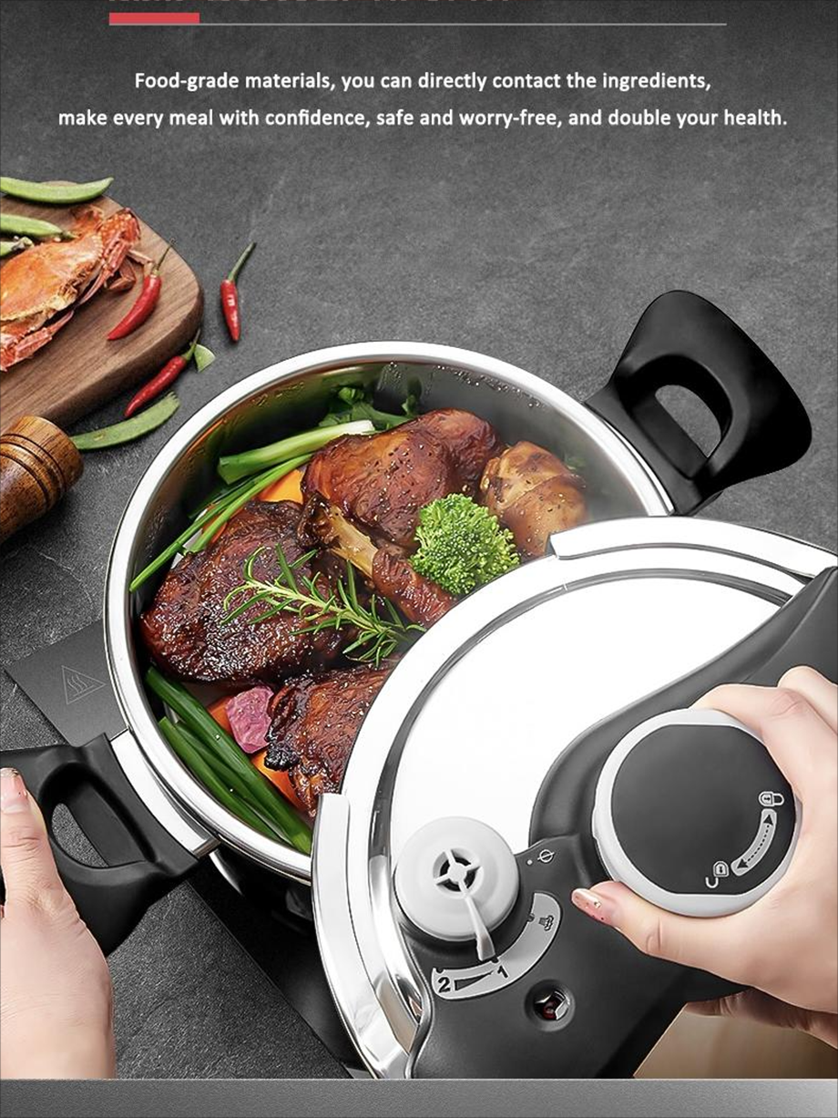 2022 Stainless Steel Pressure Cooker Cookware Set With Bakelite Handle ...