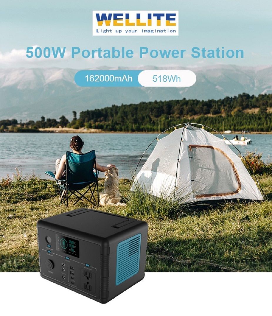 Buy Wholesale China Power Station 500w Solar Generator Portable Power Station Portable Solar ...