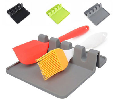 Buy Wholesale China Amazon Silicone Utensil Rest With Drip Pad For ...