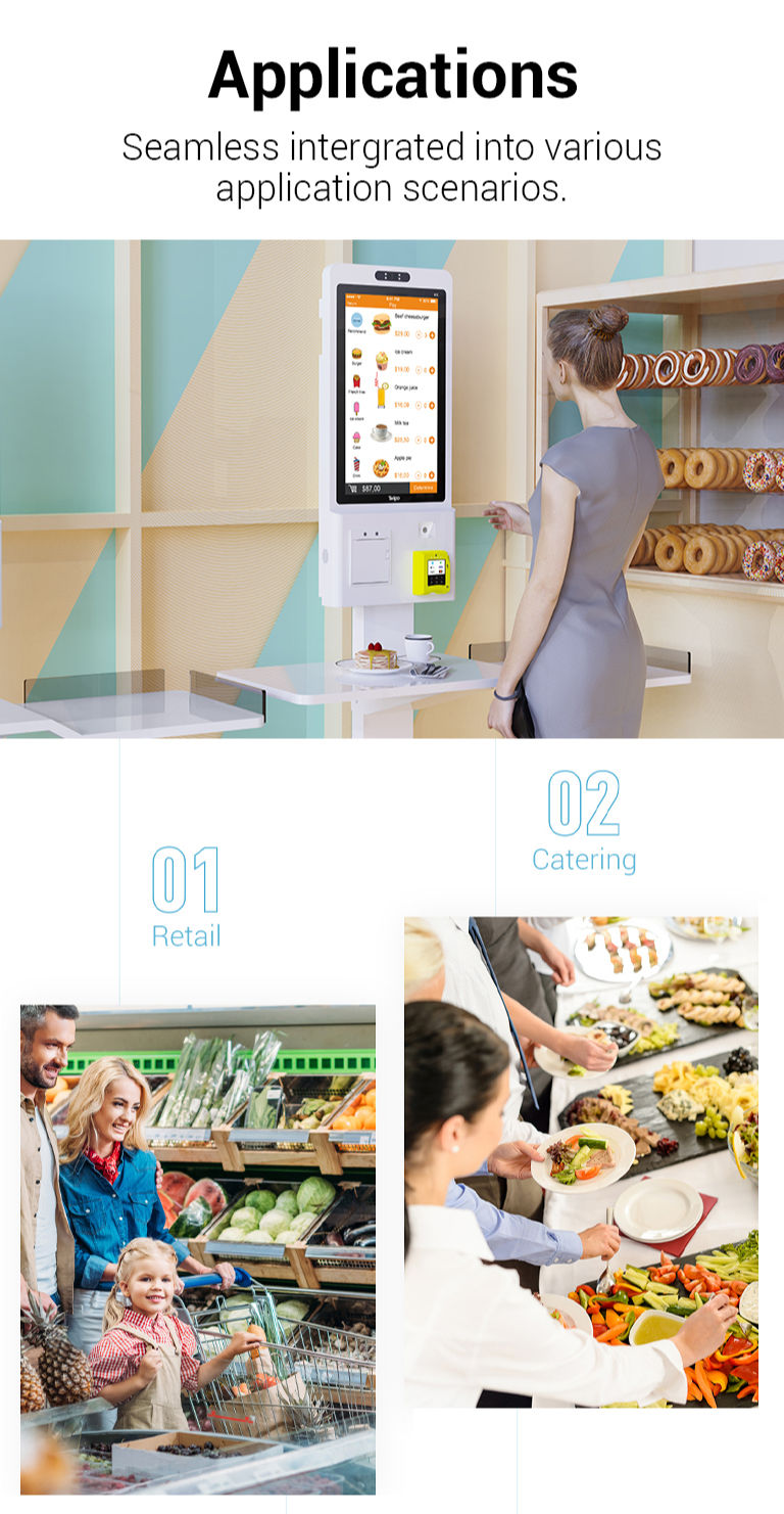 Grocery Store Rfid Qr Code Scanner Automated Cashier Self Checkout ...