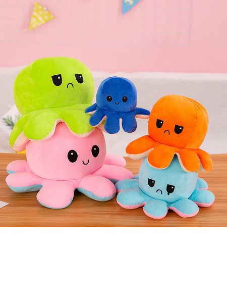 Factory Direct High Quality China Wholesale Reversible Flip Octopus Toy ...