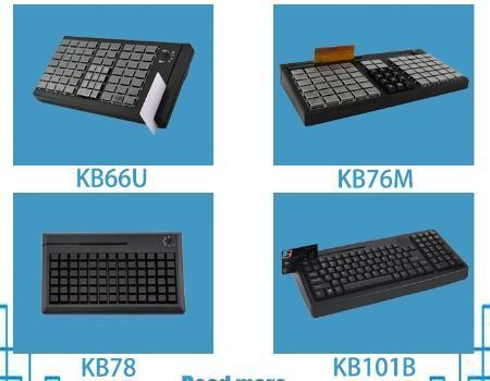 76 Keys Usb Ps/2 Membrane Programmable Pos Keyboard Kb76m - Buy China ...