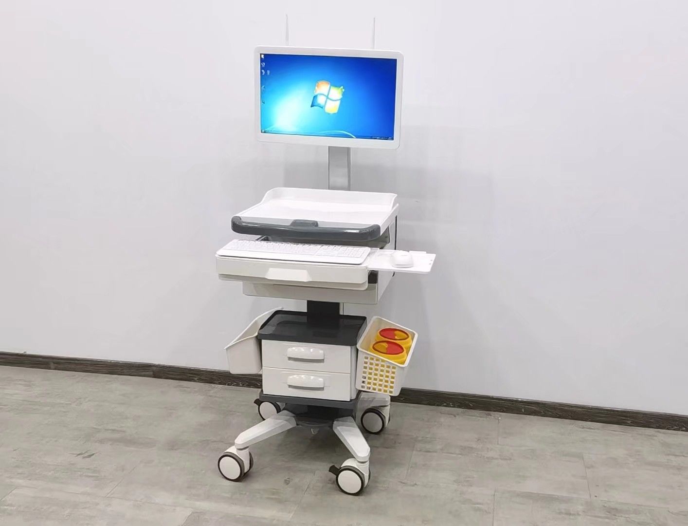 Manufacturer High Quality Mobile Doctor Workstation Computer Trolley ...