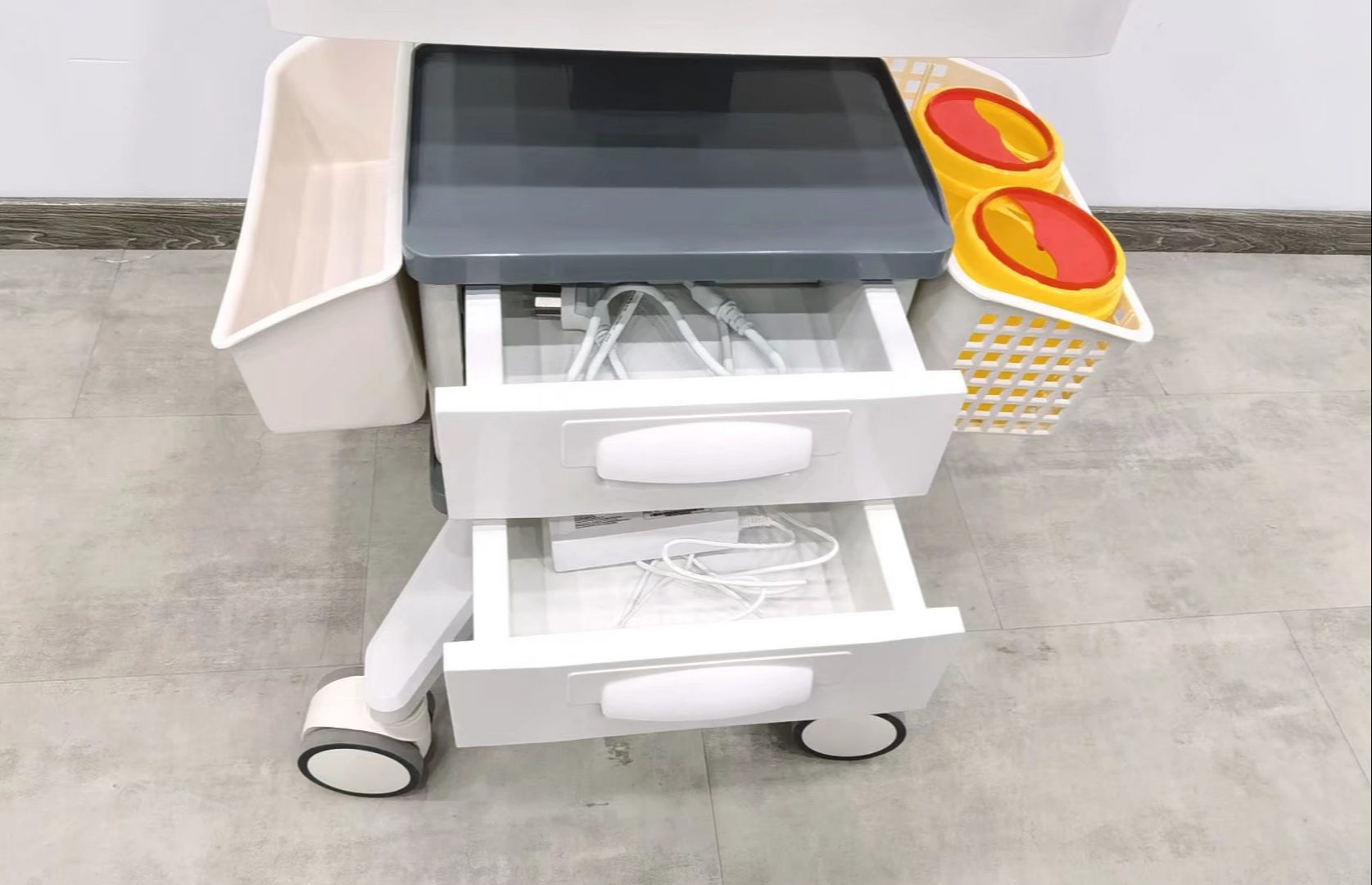 Manufacturer High Quality Mobile Doctor Workstation Computer Trolley ...