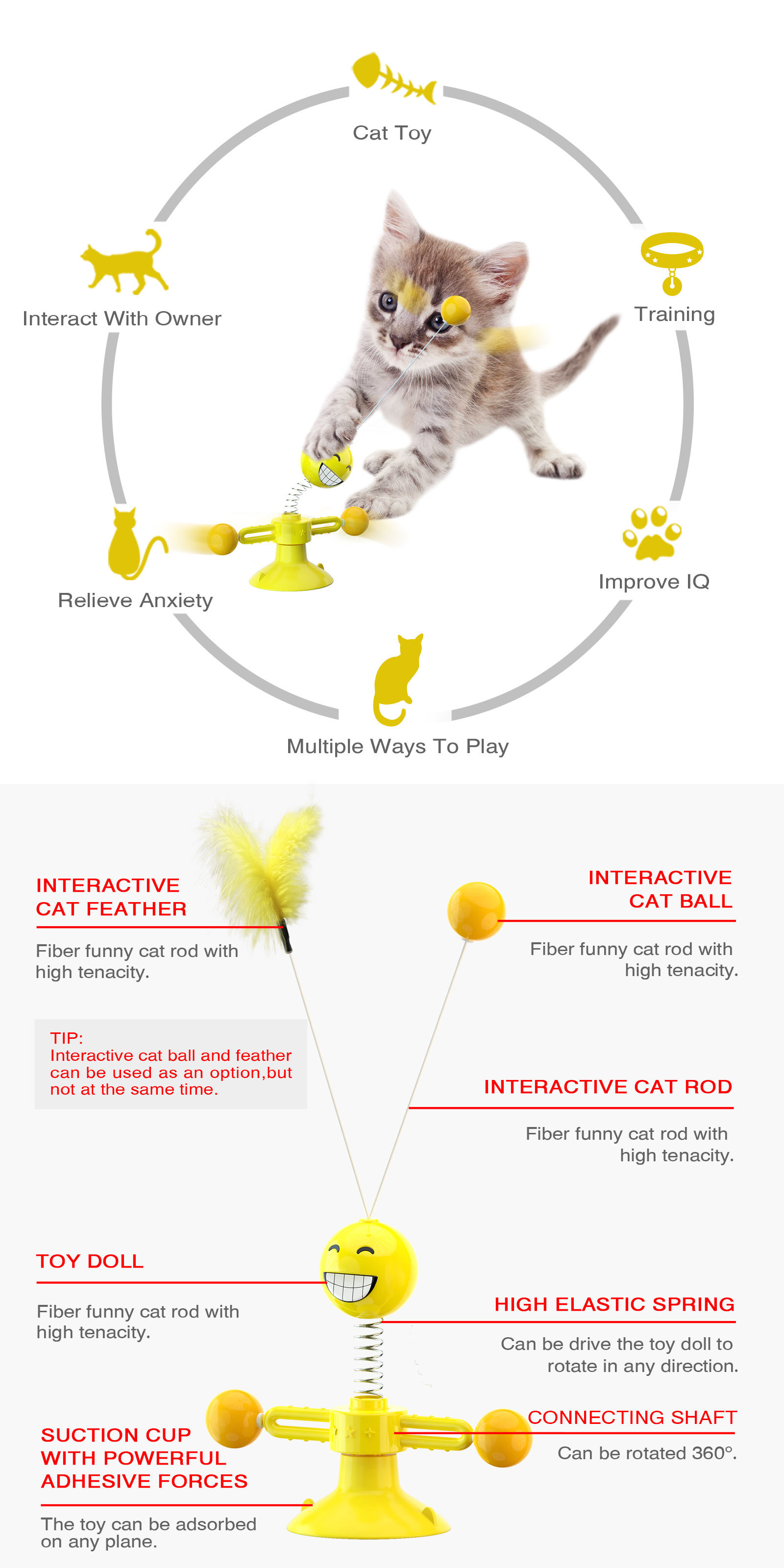 Buy Wholesale China High Quality Cat Toy Turntable Pinwheel Game ...