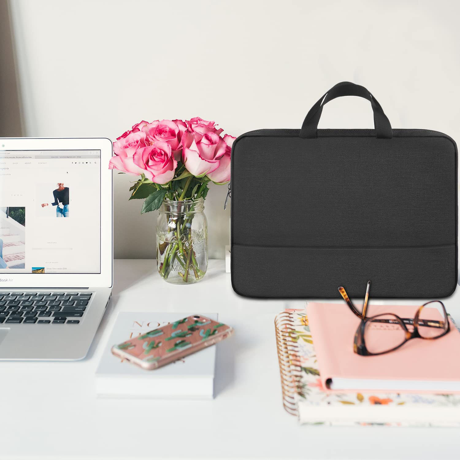 Laptop Case, 15.6 Inch Laptop Sleeve Water Resistant Durable Computer ...