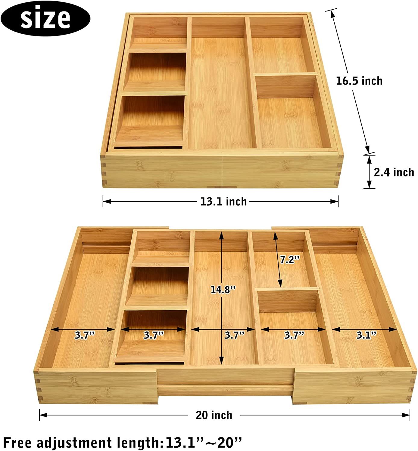 Buy China Wholesale Drawer Dividers Cutlery Tray Silverware Organizer ...