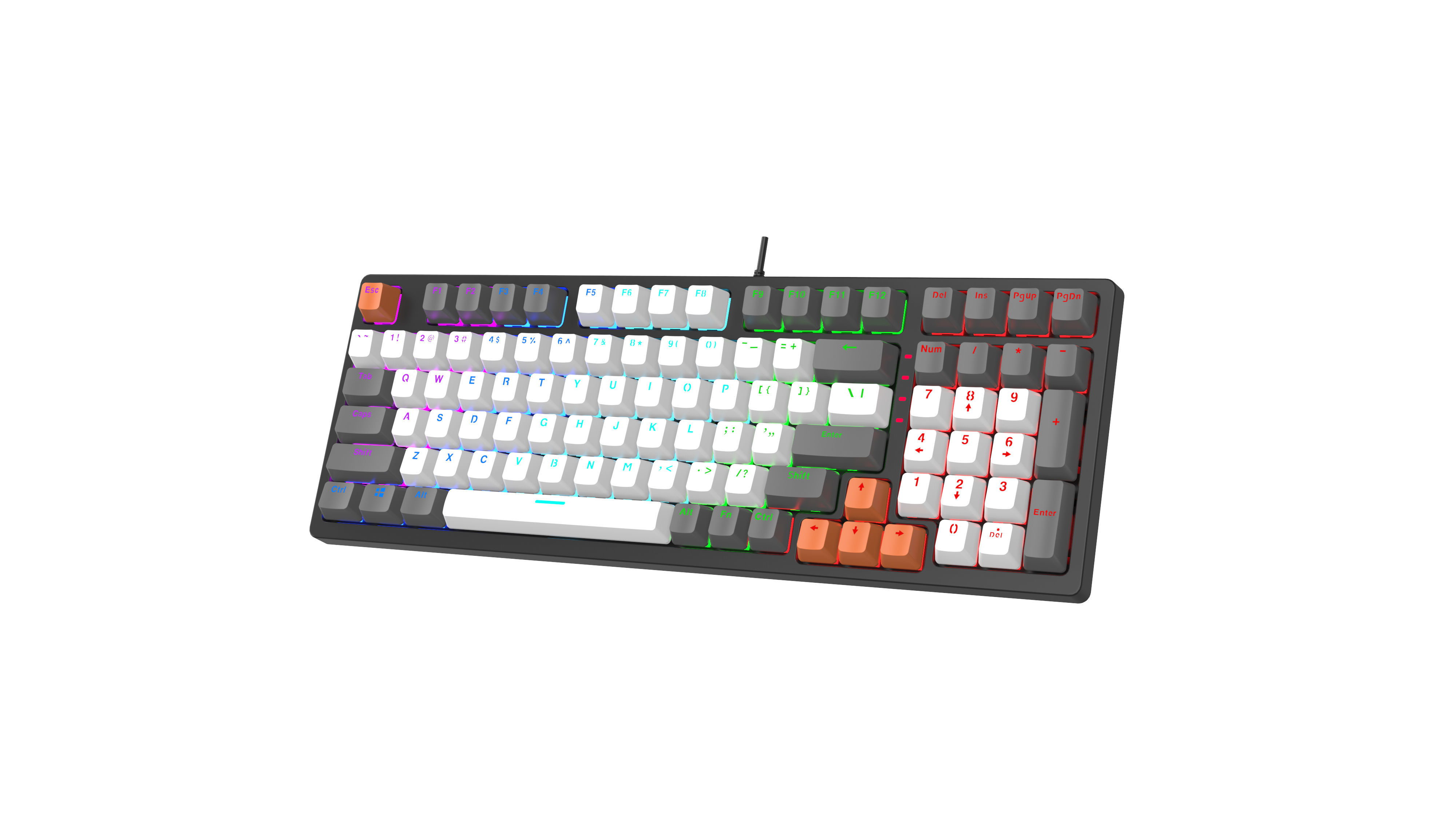 Buy Wholesale China 96 Keys Mechanical Keyboard With Rotary Knob & New ...