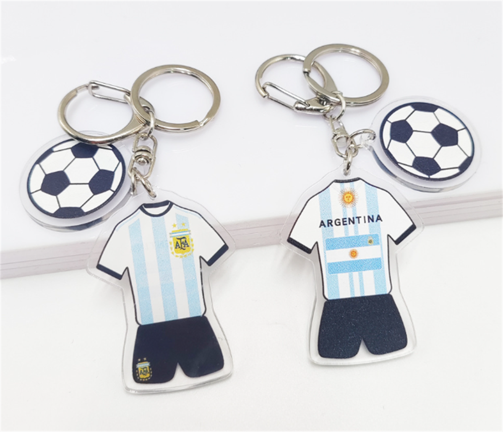 Bulk Buy China Wholesale Germany France Qatar Flag Keychain Acrylic ...