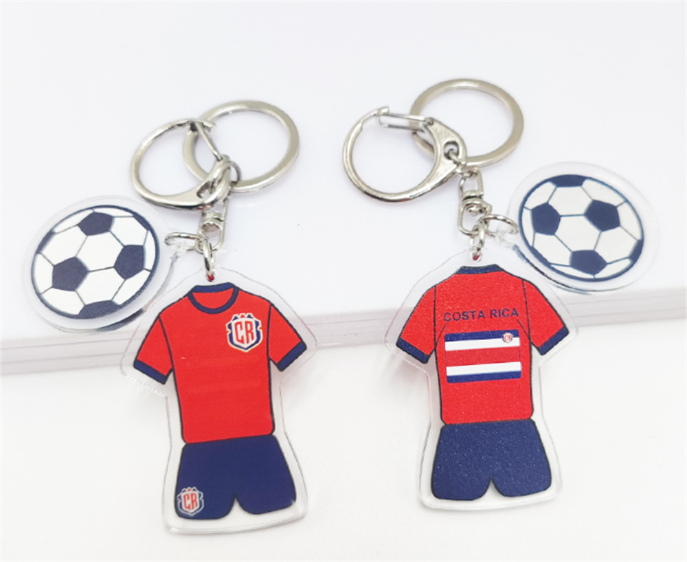 Bulk Buy China Wholesale Germany France Qatar Flag Keychain Acrylic ...