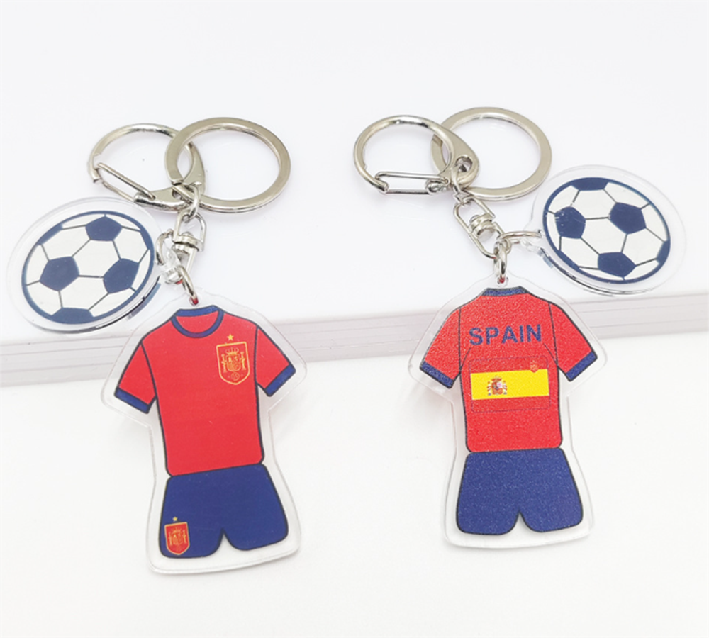 Bulk Buy China Wholesale Germany France Qatar Flag Keychain Acrylic ...