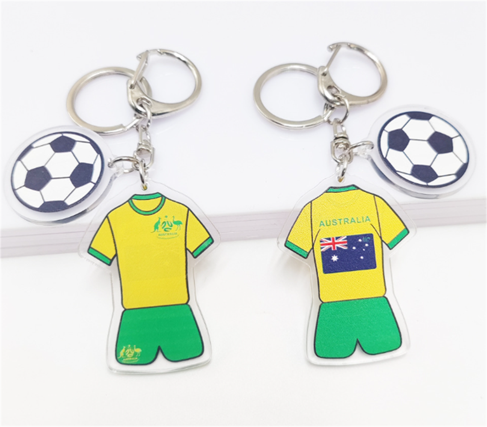 Bulk Buy China Wholesale Germany France Qatar Flag Keychain Acrylic ...