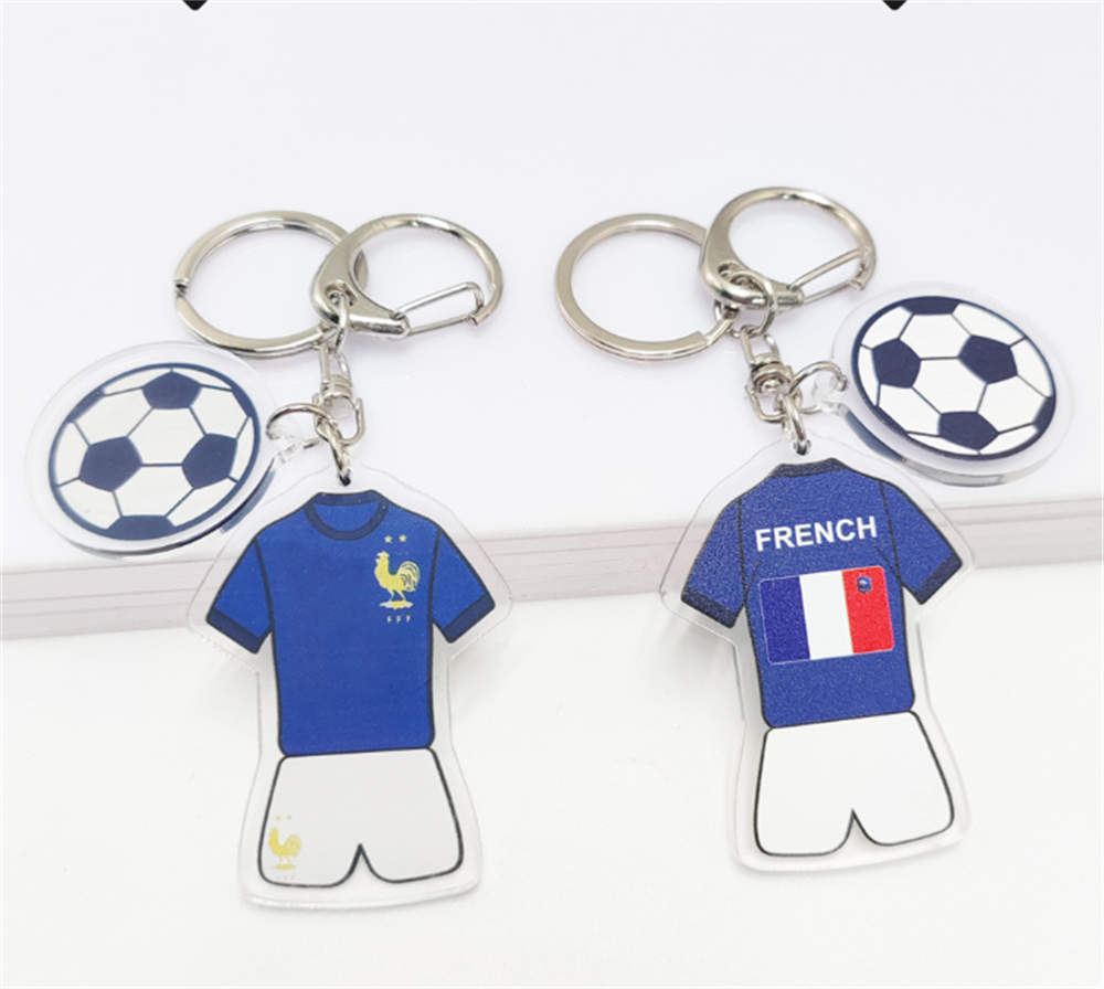 Bulk Buy China Wholesale Germany France Qatar Flag Keychain Acrylic ...