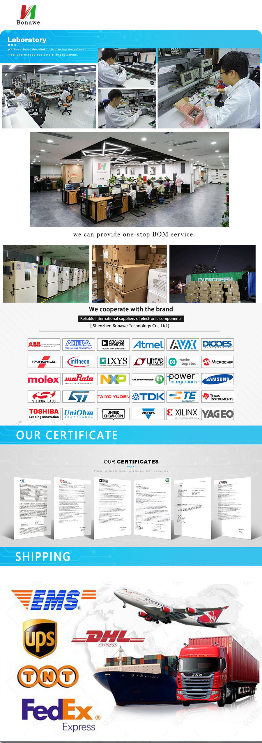 Buy Wholesale China Resistors Smd Chip Capacitors Electronic Components ...