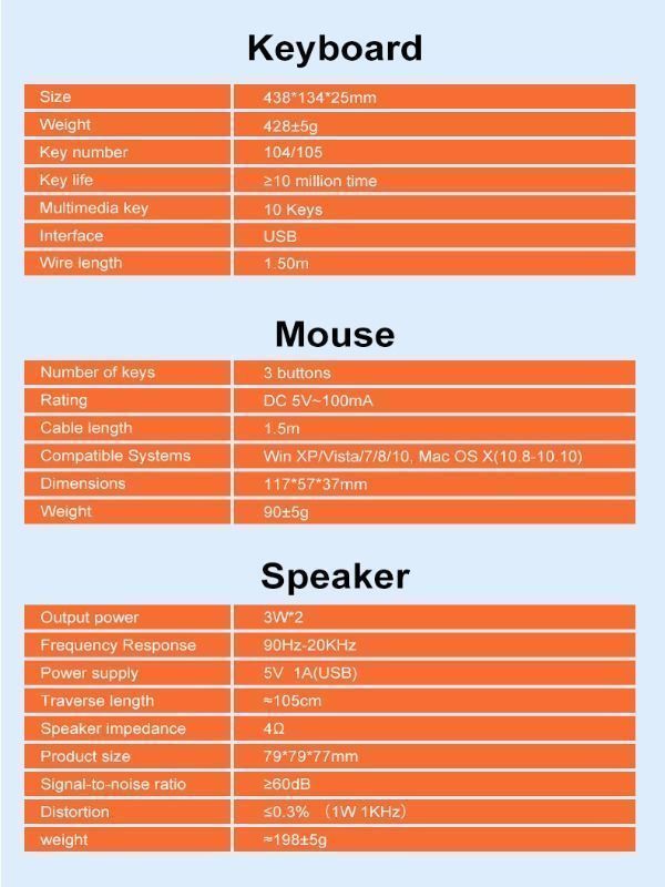 Bulk Buy China Wholesale 3 In 1 Usb Keyboard Mouse Speaker Office Set ...