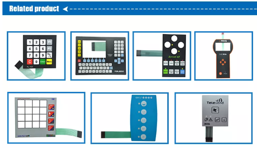 Oem Service Custom Tactile Control Graphic Overlay Panel Waterproof ...