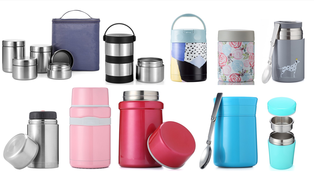 Buy Wholesale China Stainless Steel Lunch Boxes Flasks Food Container ...