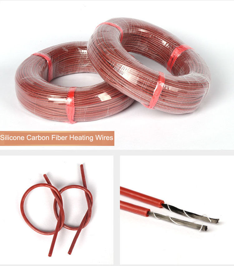 Buy Wholesale China 36k Carbon Fiber Heating Cables & Silicone Rubber ...