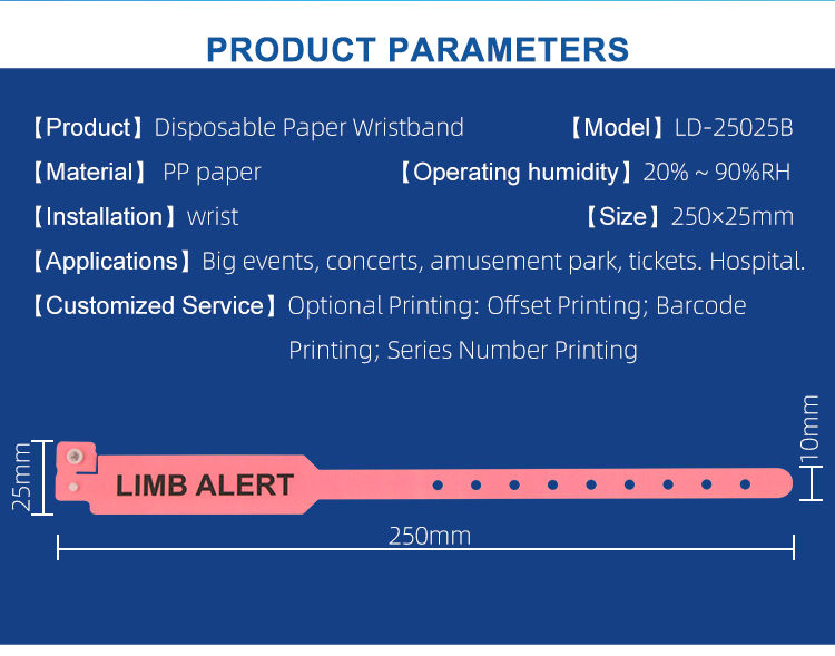 Buy Wholesale China Oem Printable Custom Color Bracelets Cheap Pp Paper ...