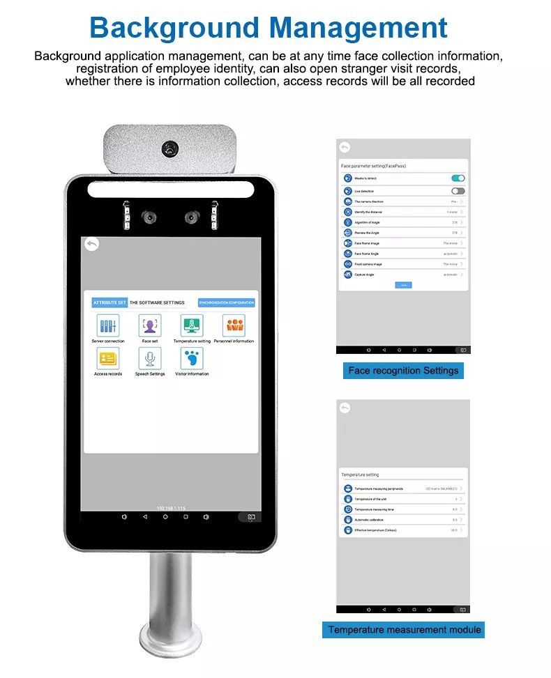 Buy Wholesale China Wholesale 8 Inch Face Recognition And Body