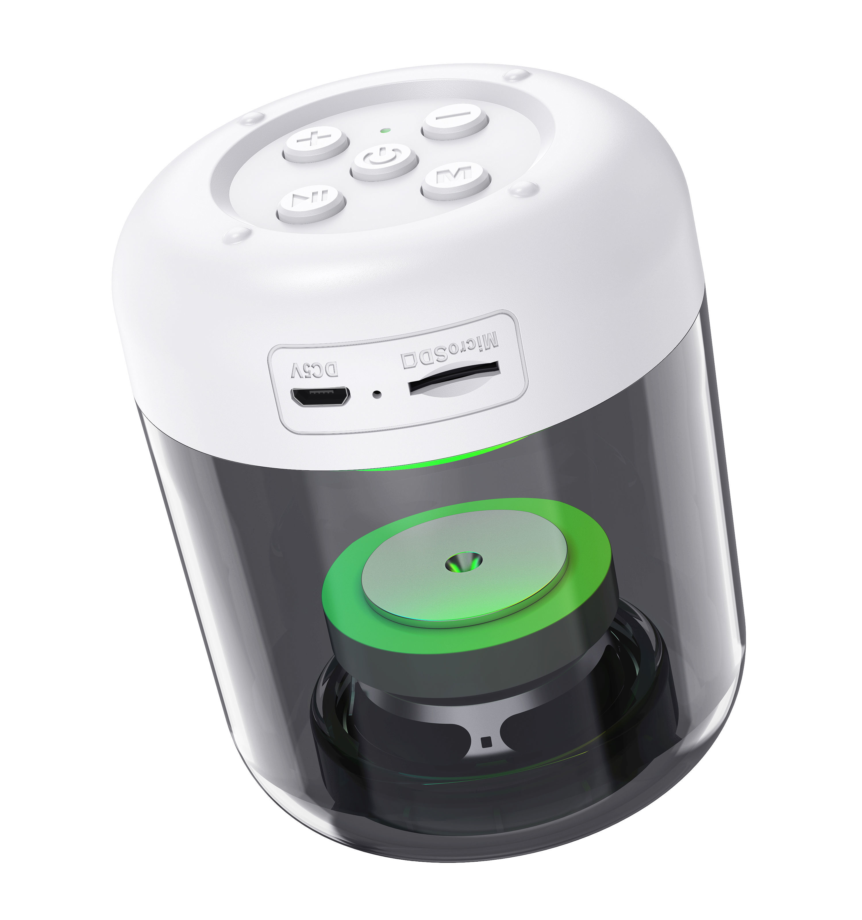 Buy Wholesale China Mini Exquisite Circular Led Bluetooth Speakers With ...