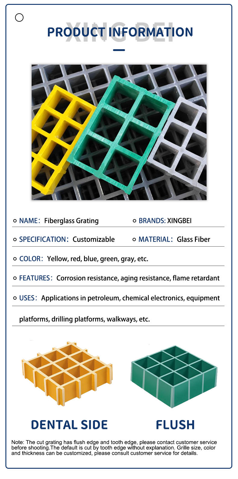 Wholesale Electrical Substation Fiberglass Flooring, 38*38*38mm ...