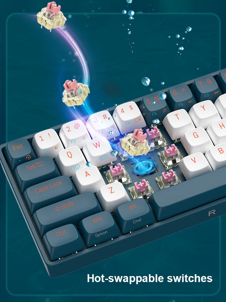 Buy China Wholesale Wired/wireless/bluetooth Mechanical Gaming Keyboard ...