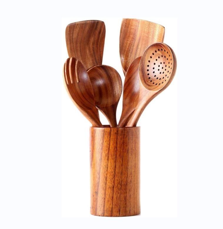 Buy Wholesale China Wholesales Kitchen Utensils Set Wooden Spoons For ...