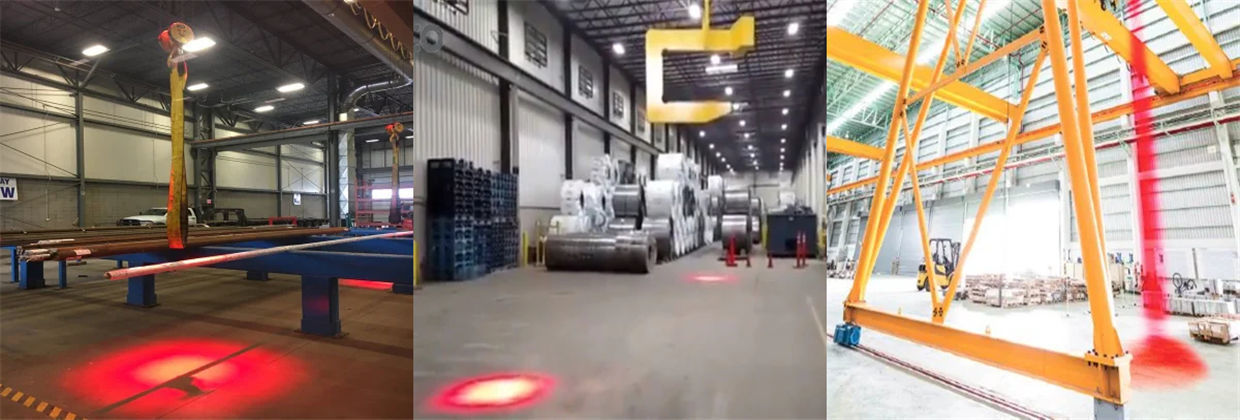 Bridge Crane Warning Lights 120w High Brightness Overhead Beam Crane ...