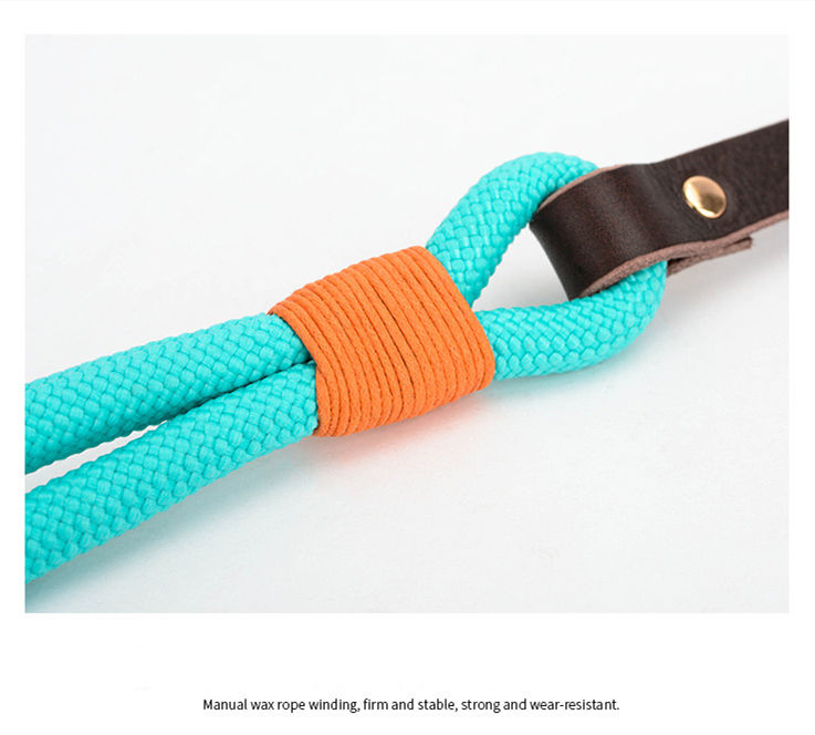 Wholesale Plain Breakaway Pet Nylon Material Rope Leather Dog Rope Slip ...
