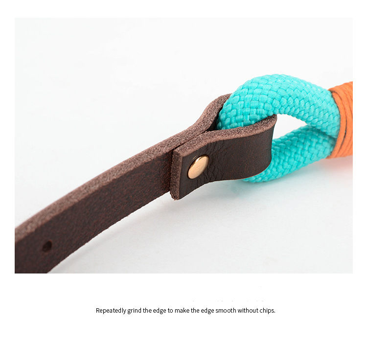 Wholesale Plain Breakaway Pet Nylon Material Rope Leather Dog Rope Slip ...