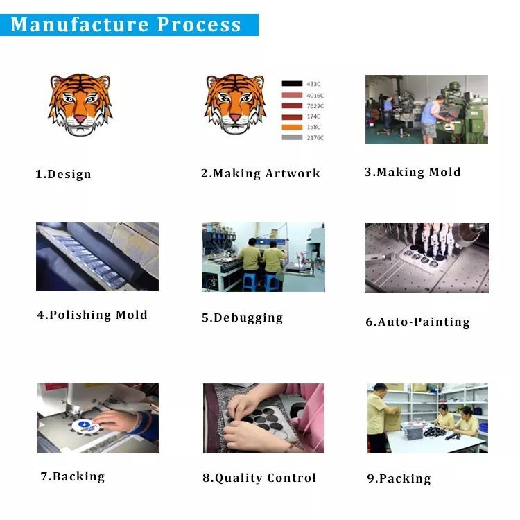 Pvc Patch Maker Custom Pvc Emblem Rubber Patches With Logo - Buy China ...