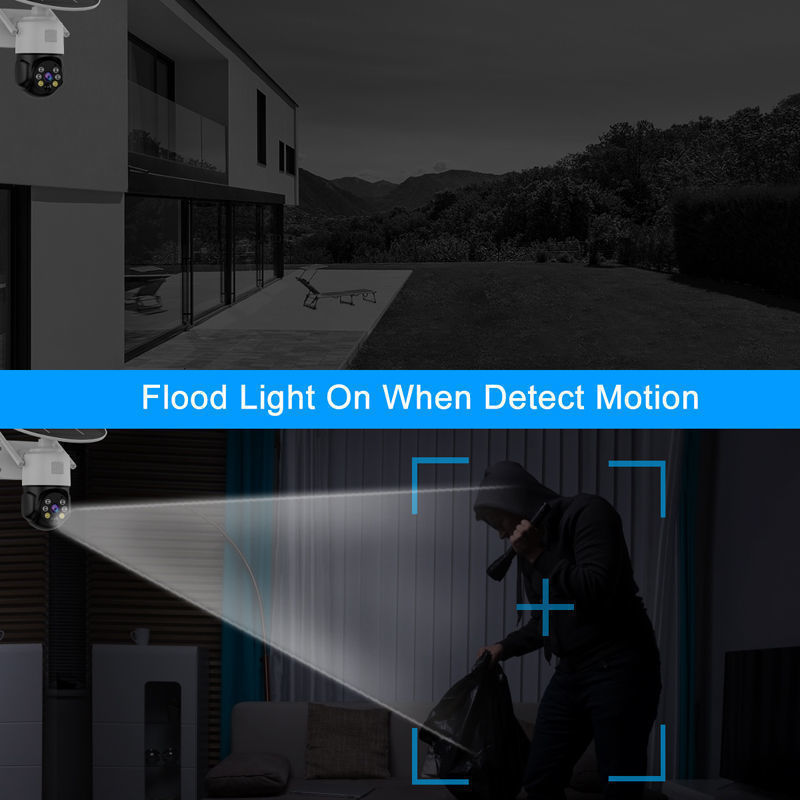 Southeast Asia Security Night Vision Low Power Solar Battery Power 4g ...