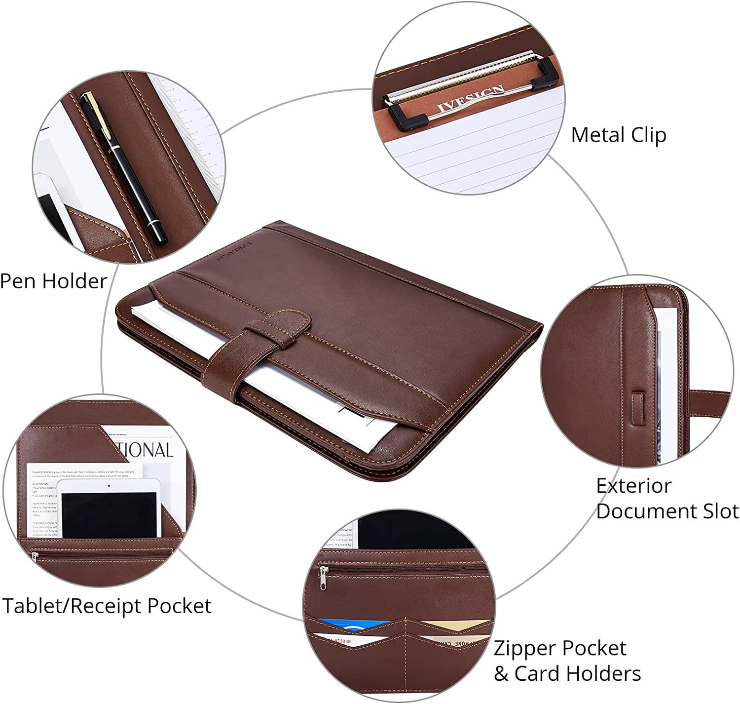 Buy Wholesale China Faux Leather Portfolio Folder Resume/meeting/legal ...