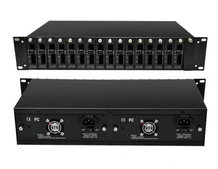 Buy Wholesale China 2u 14 Ports 19 Inch Single Fiber Media Converter ...