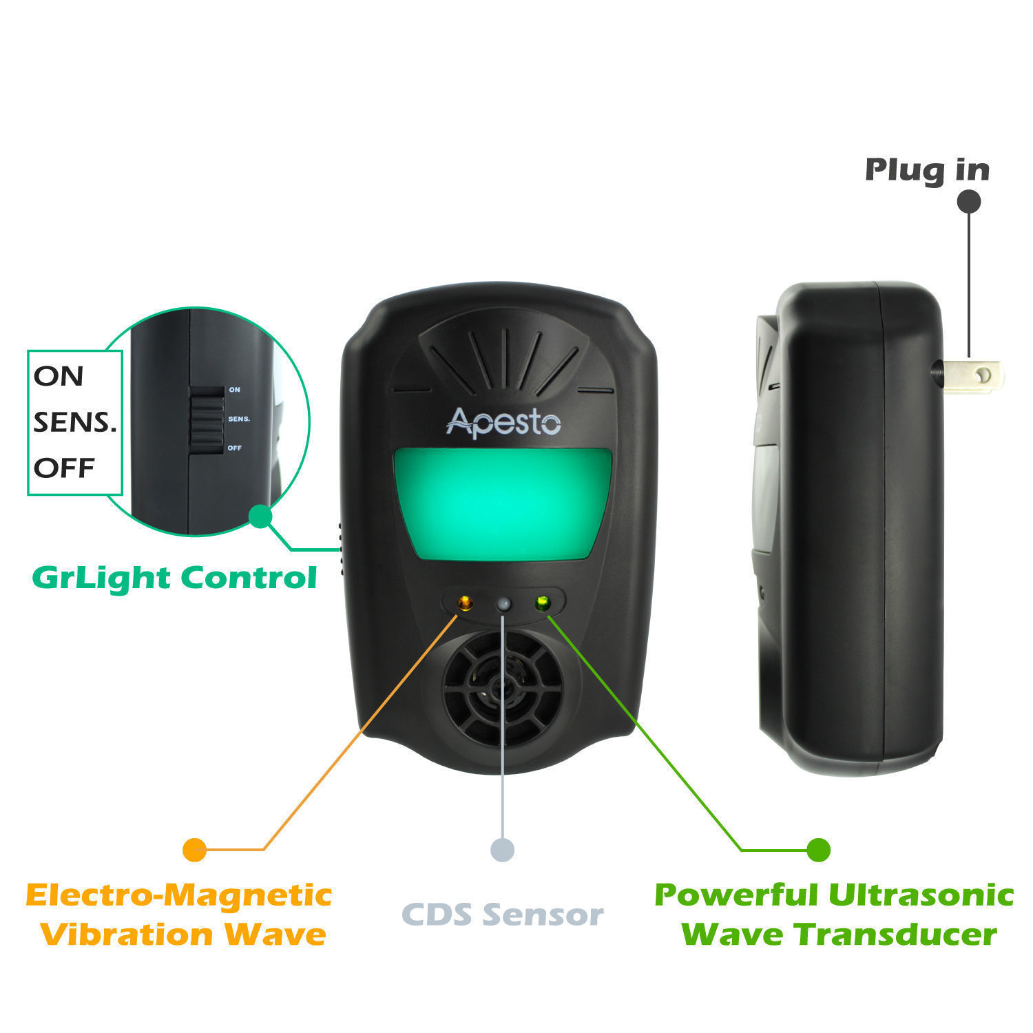 Buy Wholesale Taiwan Digimax Expert Mouse Blaster Green Light Pest ...