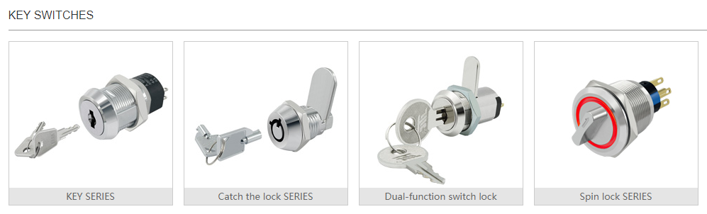 Buy Wholesale China High Quality Key Switch 2 Or 3 Position Lock For Vending Forklifit & Keylock ...