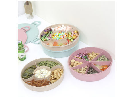 Buy Wholesale China Snack Tray Wheat Straw Multilayer Superimposed ...