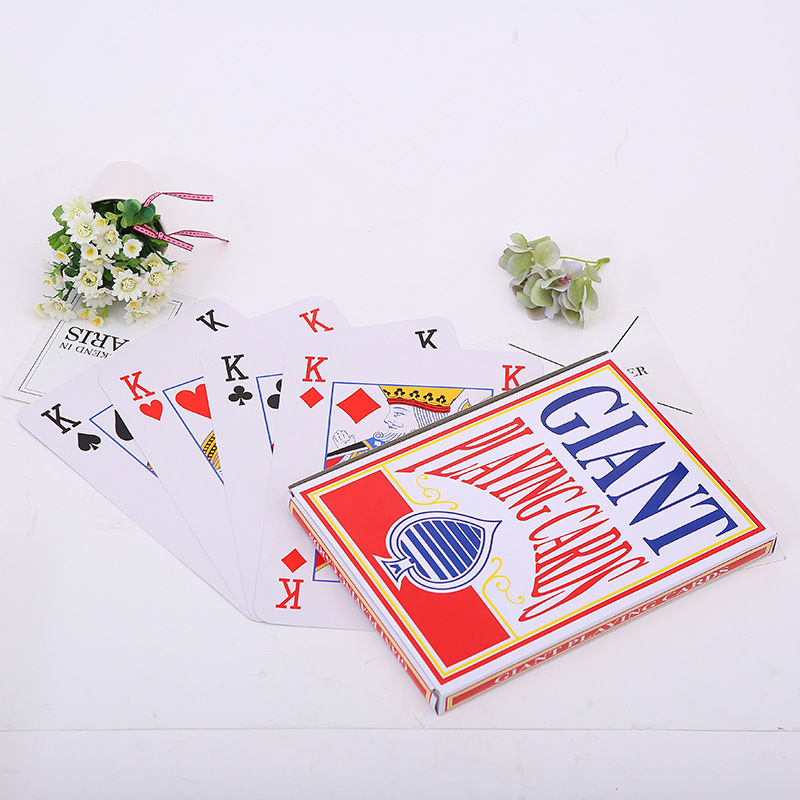 Buy Wholesale China 54pcs Giant A4 Paper Playing Card Jumbo Big Game ...