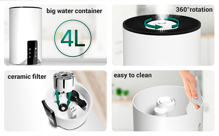 Buy Wholesale China 4l Large Room Smart Wifi App Control Top Filling ...