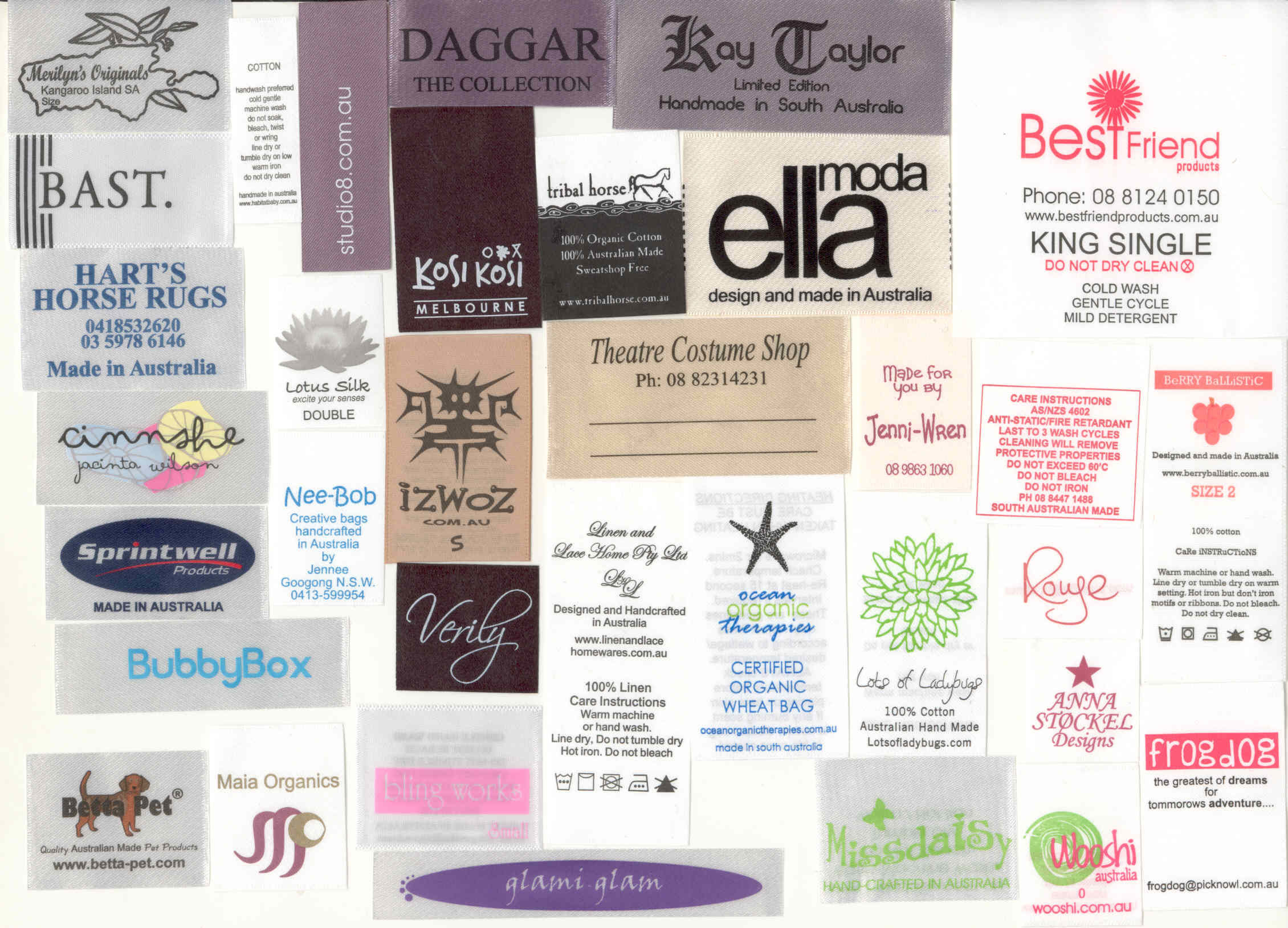 Bulk Buy China Wholesale Wholesale Custom Satin Wash Label Print Label ...