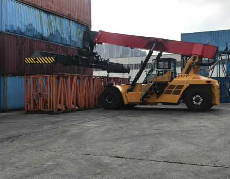 45tons Reach Stacker Sany-srsc45 In Tanzania - China Wholesale Reach ...